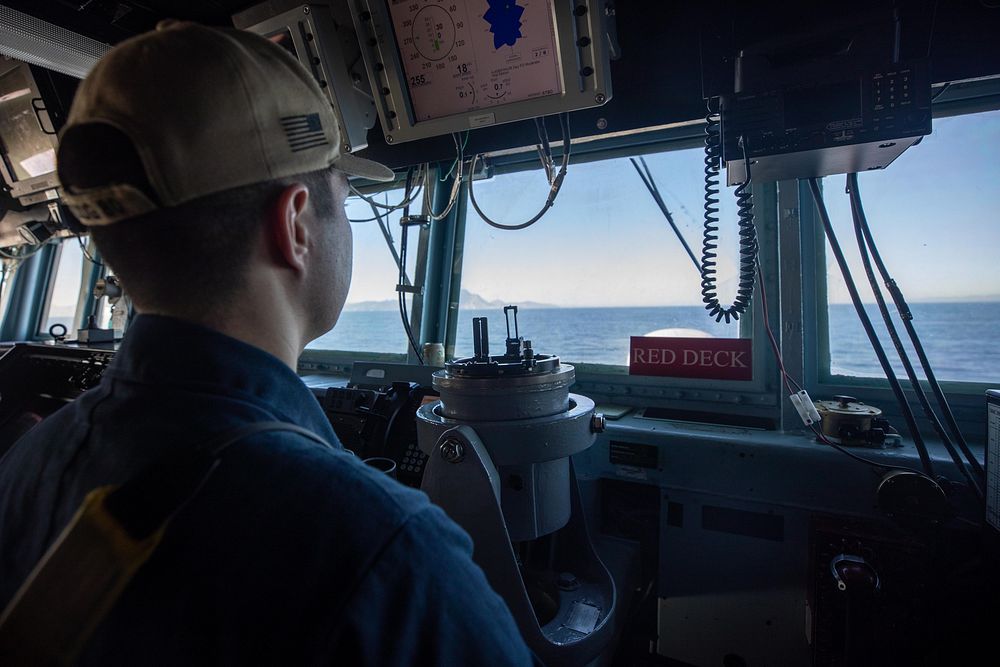 STRAIT OF GIBRALTAR (Feb. 15, | Free Photo - rawpixel
