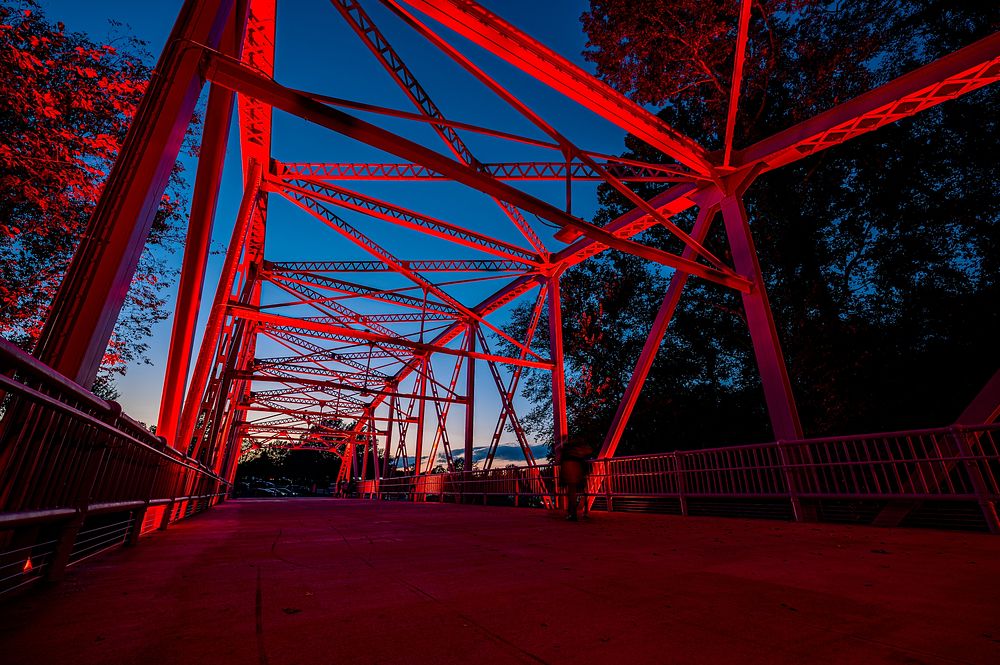 Red light bridge | Free Photo - rawpixel