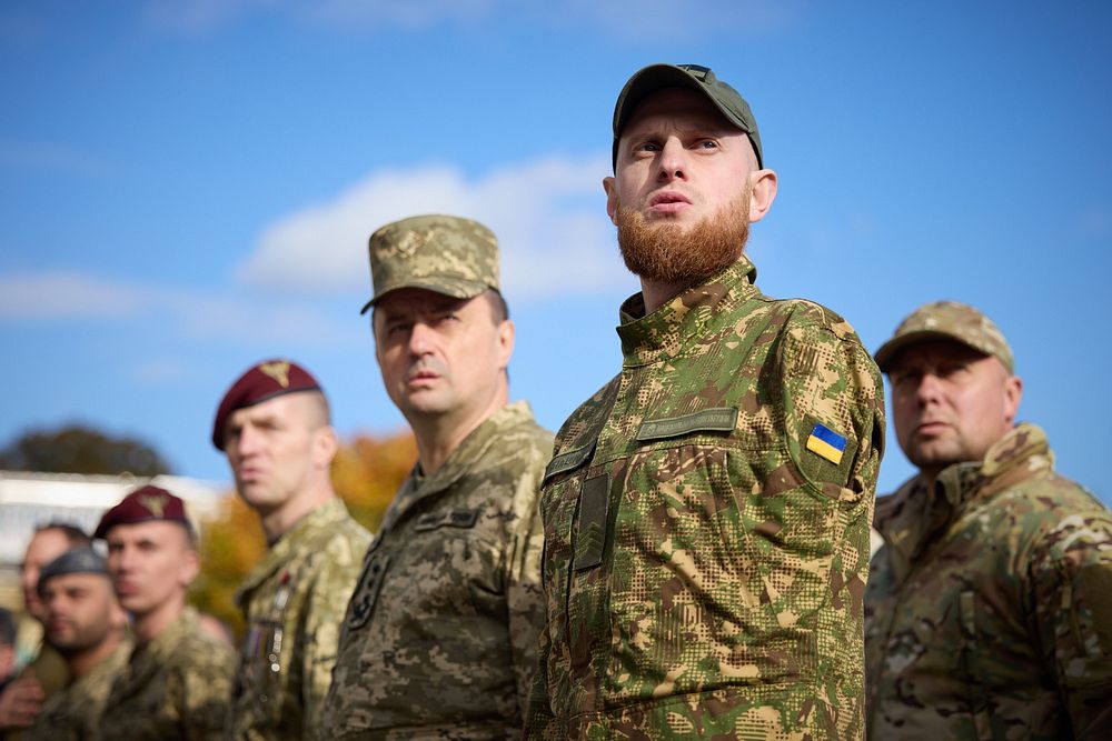 Day Defenders Ukraine President presents | Free Photo - rawpixel