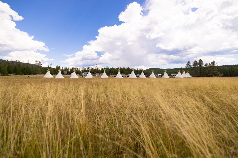 Yellowstone Revealed: teepee Village Madison | Free Photo - rawpixel