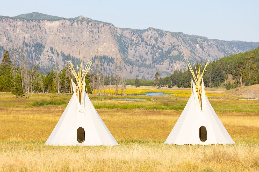 Yellowstone Revealed: Teepee Village Madison | Free Photo - rawpixel
