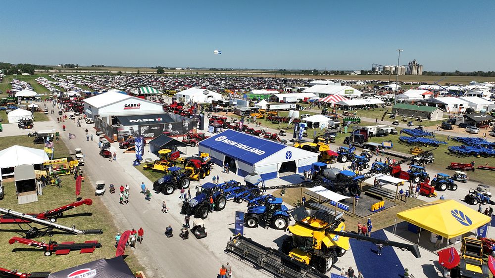 aerial view Farm Progress Show | Free Photo - rawpixel