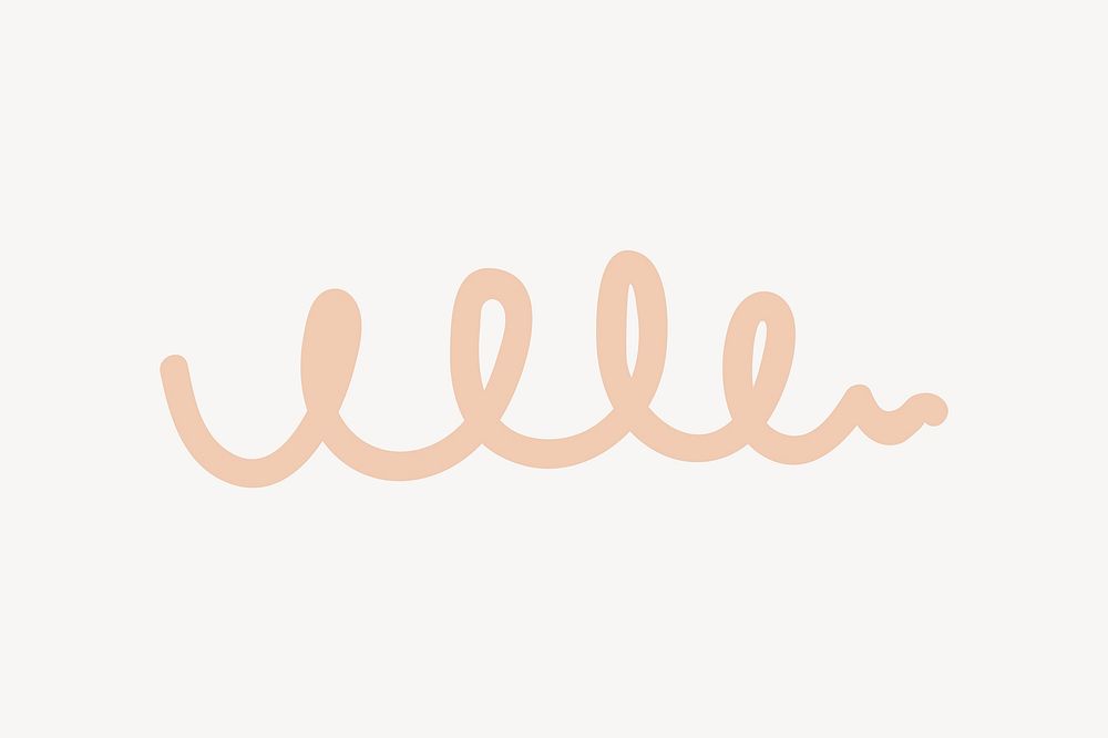 Squiggle line collage element vector | Premium Vector - rawpixel