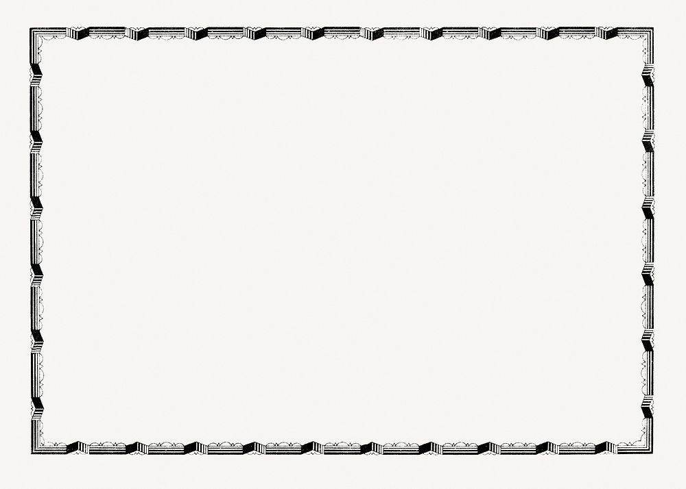 Vintage post card frame psd. | Premium PSD - rawpixel