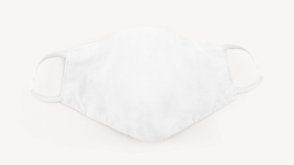 White face mask collage element | Premium Photo - rawpixel