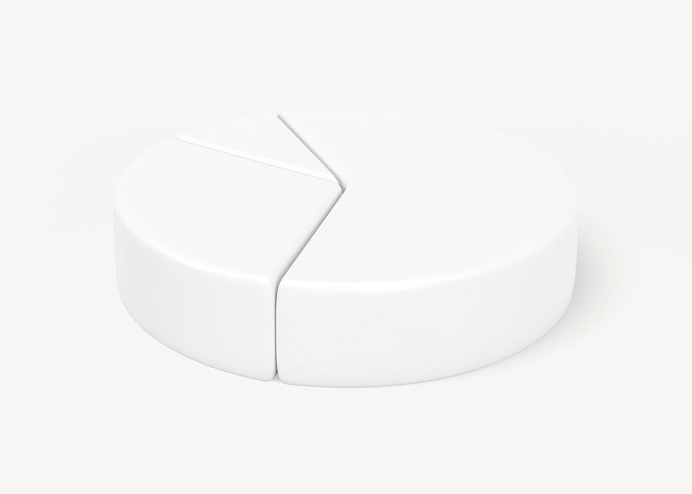 White pie chart business graph | Free Photo - rawpixel