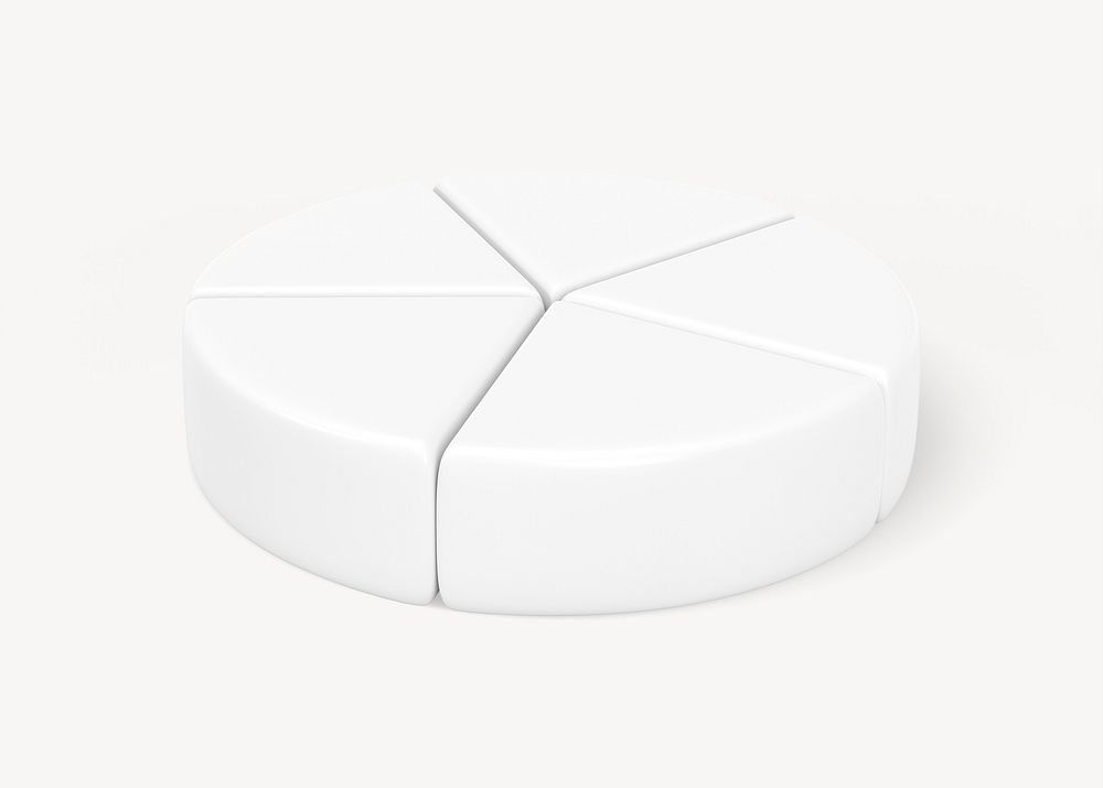 Simple pie chart business graph, | Premium PSD - rawpixel