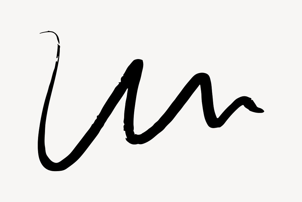 Wavy line doodle clipart vector | Premium Vector - rawpixel