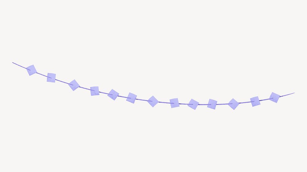 Purple party bunting, cute decor | Free Photo - rawpixel