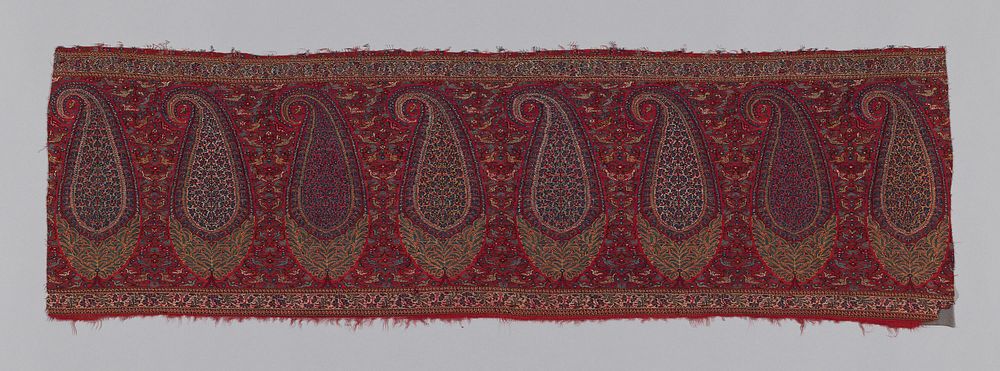 Shawl Border (Pallu) | Free Photo Illustration - rawpixel