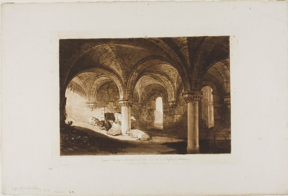 Crypt Kirkstall Abbey, plate 39 | Free Photo Illustration - rawpixel