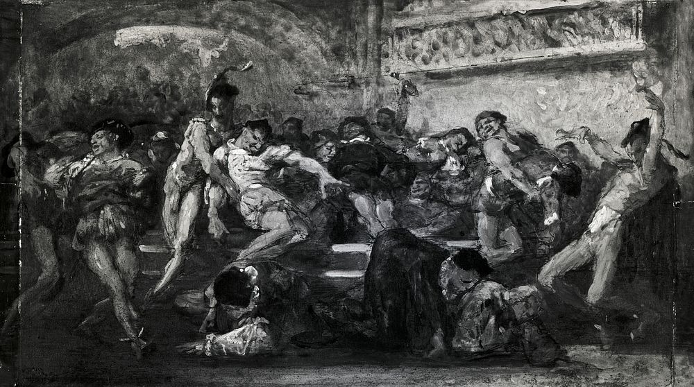 Carousal (Scene Faust?) French School | Free Photo Illustration - rawpixel