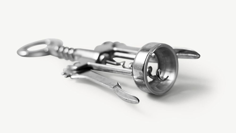 Corkscrew opener collage element psd | Premium PSD - rawpixel