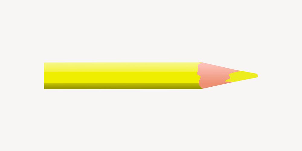 Yellow color pencil illustration. Free | Free Photo - rawpixel