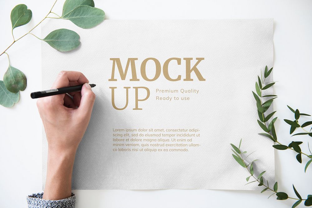 Aerial view poster mockup | Premium PSD Mockup - rawpixel