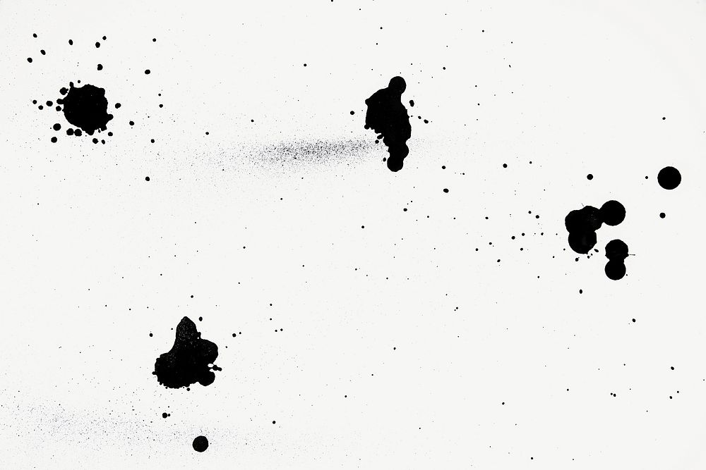Spilled ink collage element psd | Premium PSD - rawpixel