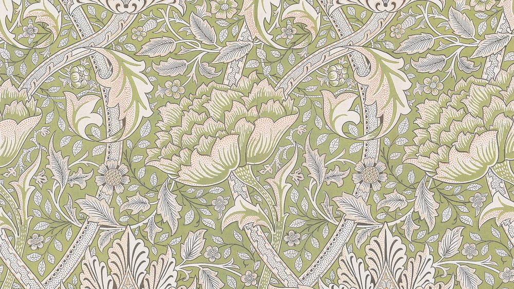William Morris' Windrush desktop wallpaper, | Premium Photo ...