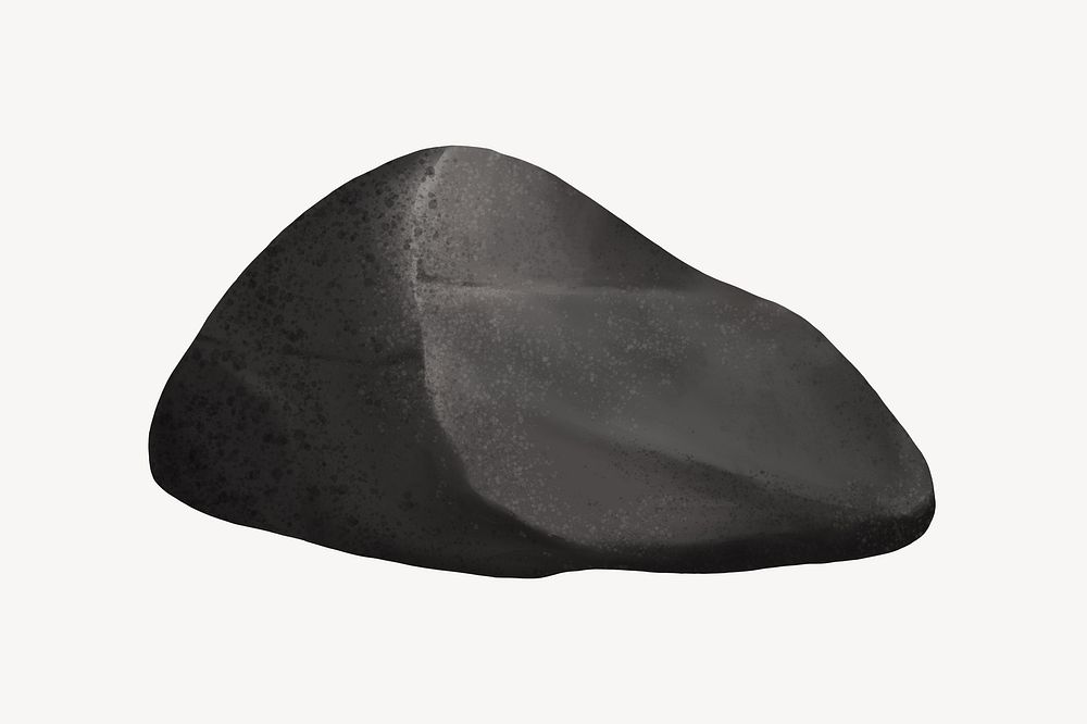 Black rock, aesthetic nature illustration | Premium Photo Illustration ...