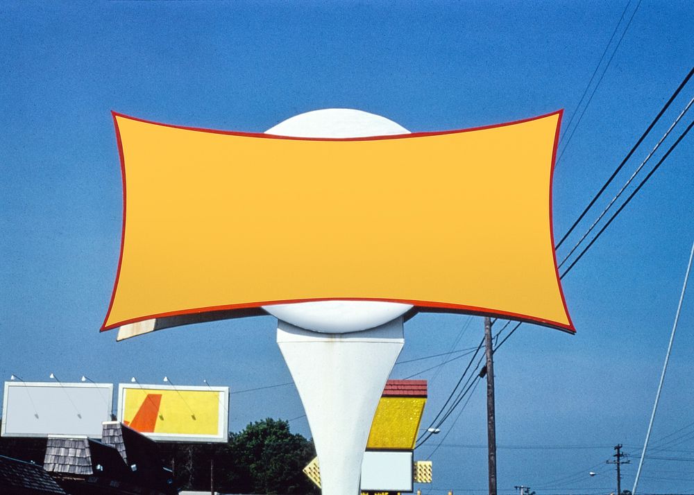 Yellow shop sign copy space | Premium Photo - rawpixel