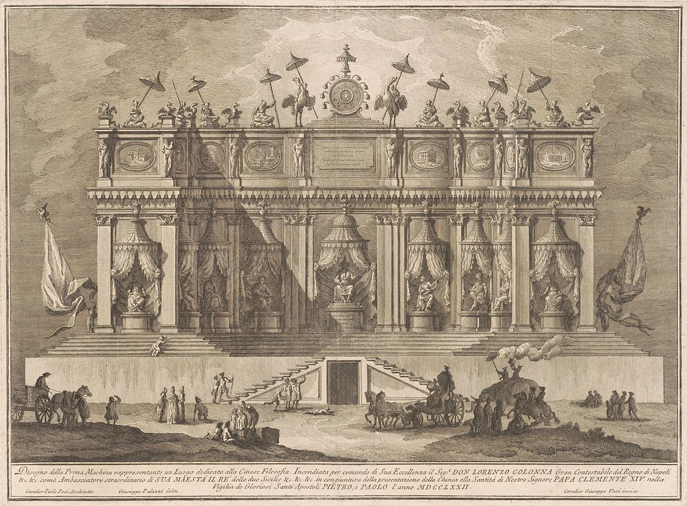 Prima Macchina Chinea 1772: Building | Free Photo Illustration - rawpixel