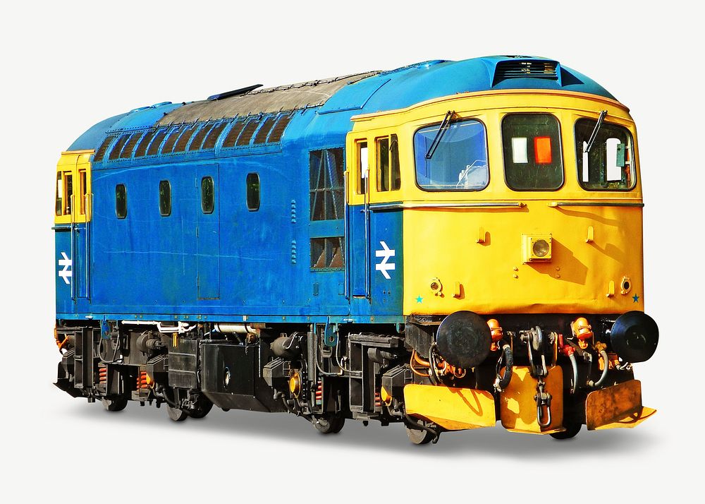 Train railway transportation collage element | Premium PSD - rawpixel