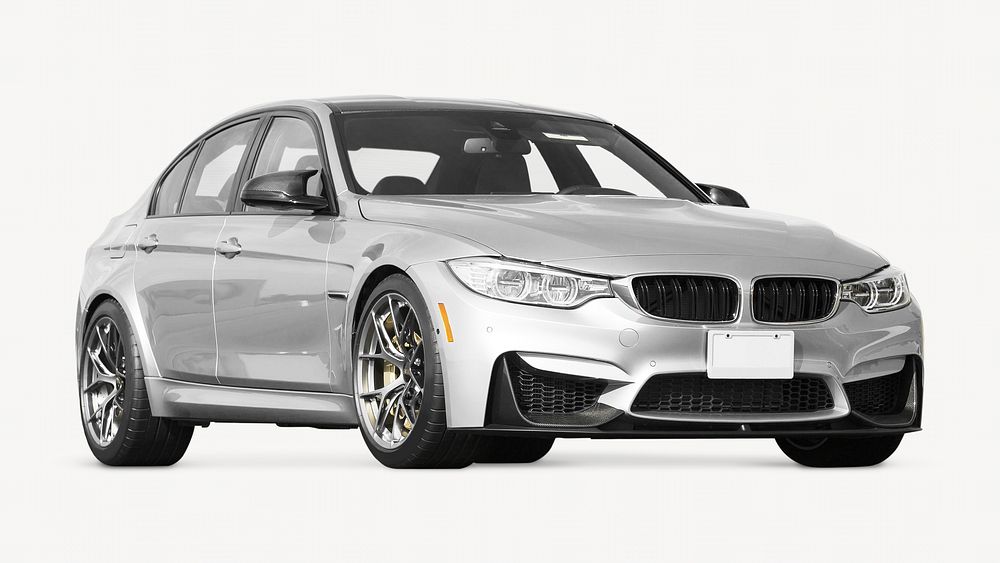 Grey sedan car, isolated image | Free Photo - rawpixel