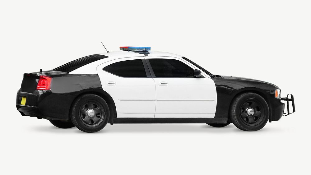 Police car design element psd | Premium PSD - rawpixel