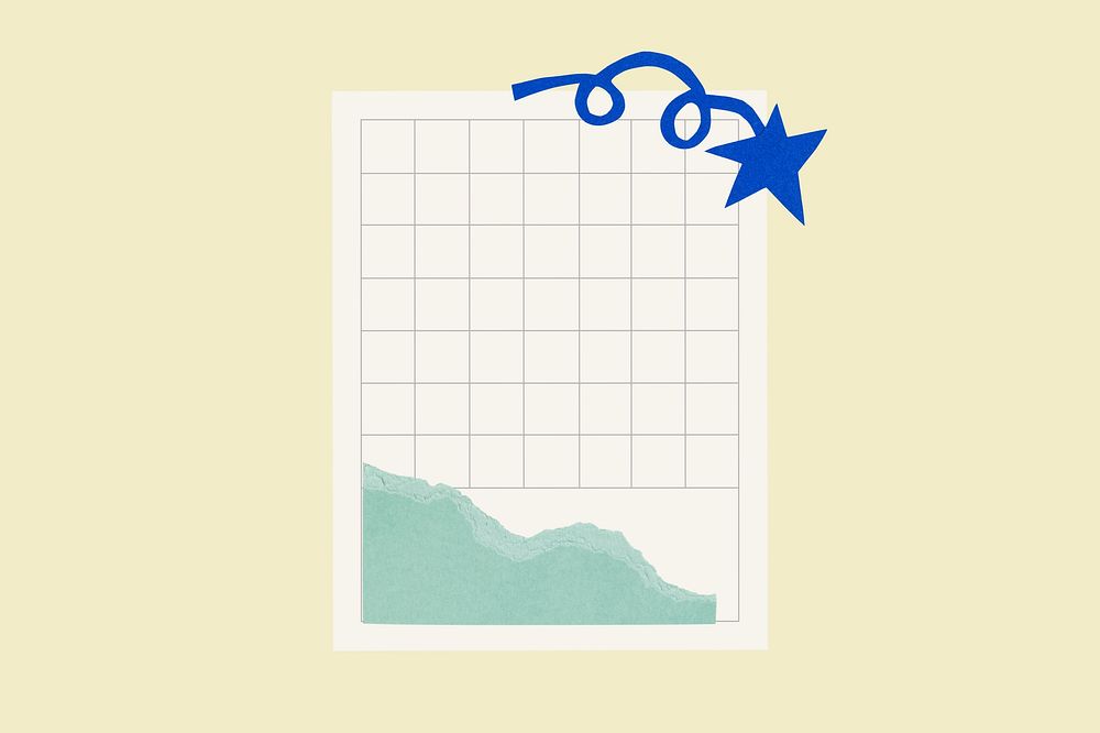 Grid paper colorful doodles simple | Premium Photo - rawpixel