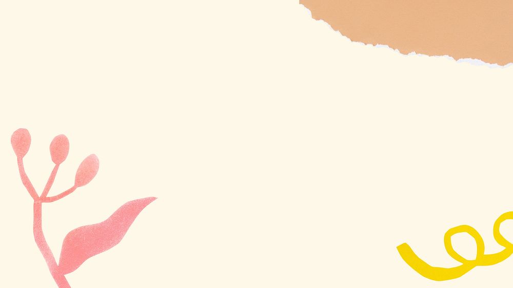 Aesthetic desktop wallpaper, simple cream | Premium Photo - rawpixel