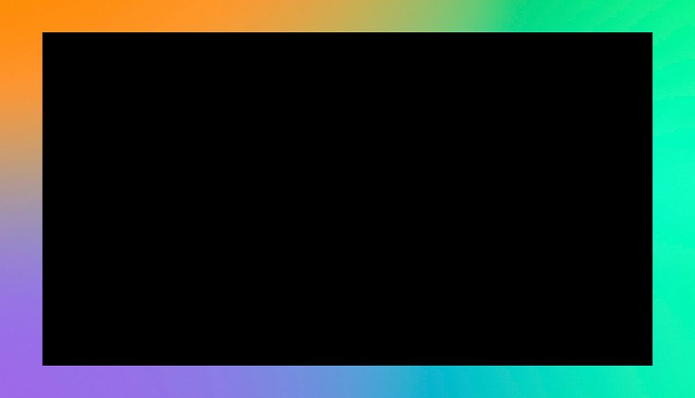 Colorful gradient frame background, black | Premium Photo - rawpixel