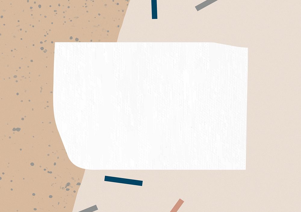 Abstract memphis frame background, white | Premium Photo - rawpixel