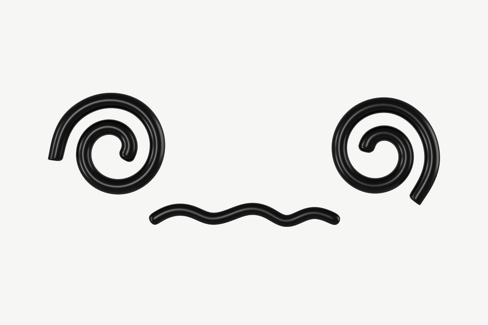 3D dizzy face, emoticon illustration | Premium PSD - rawpixel