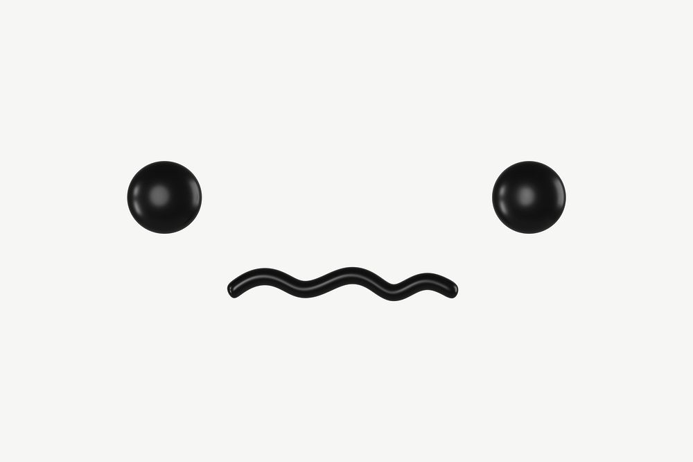 3D scared face, emoticon illustration | Premium PSD - rawpixel
