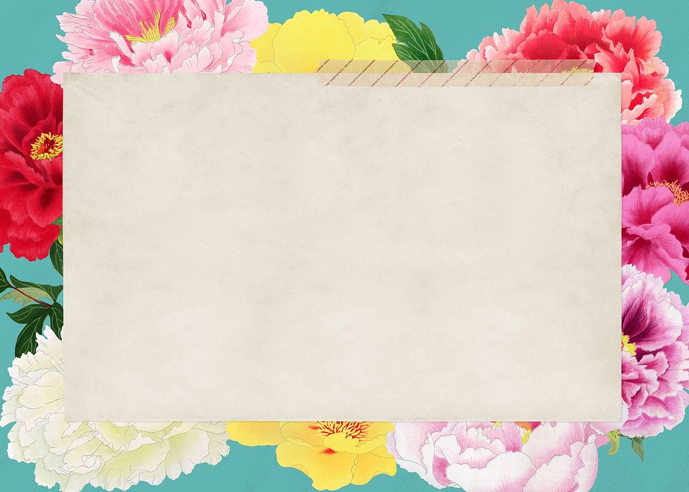 Colorful flowers frame, Spring botanical | Premium Photo - rawpixel