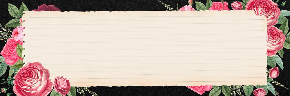 Pink rose frame, vintage botanical | Premium Photo - rawpixel