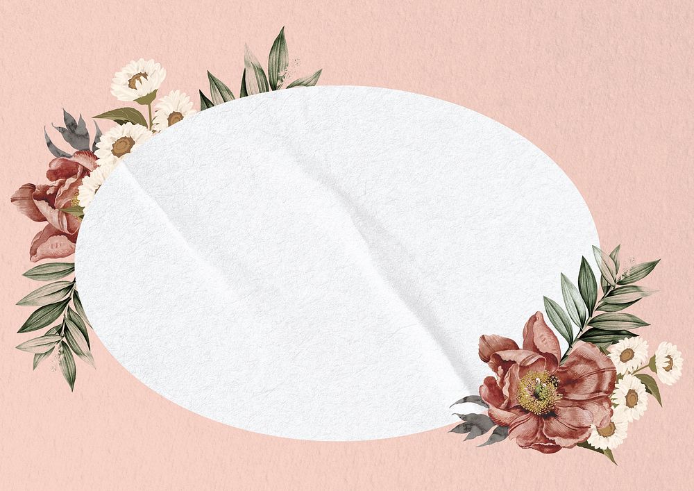 Vintage flower frame, pink aesthetic | Premium Photo - rawpixel