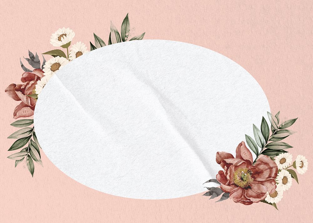 Vintage flower frame, pink aesthetic | Premium Photo - rawpixel