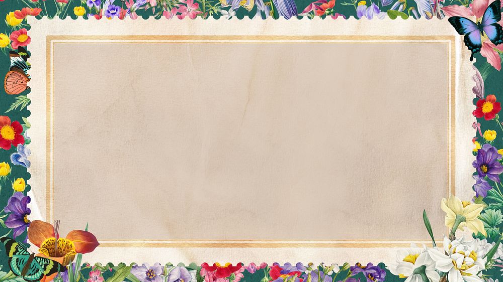 Spring flowers frame HD wallpaper, | Premium Photo - rawpixel