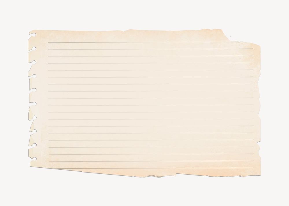 Ripped note paper collage element | Free Photo - rawpixel