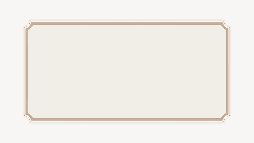 Rectangle shape badge | Free Photo - rawpixel