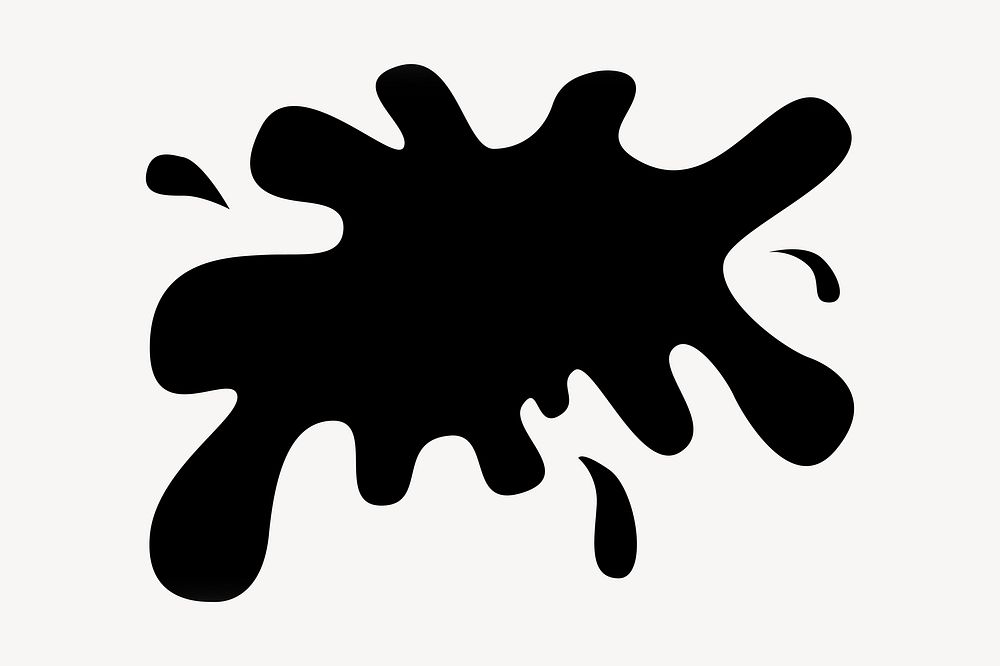 Paint splash clipart illustration vector. | Free Vector - rawpixel