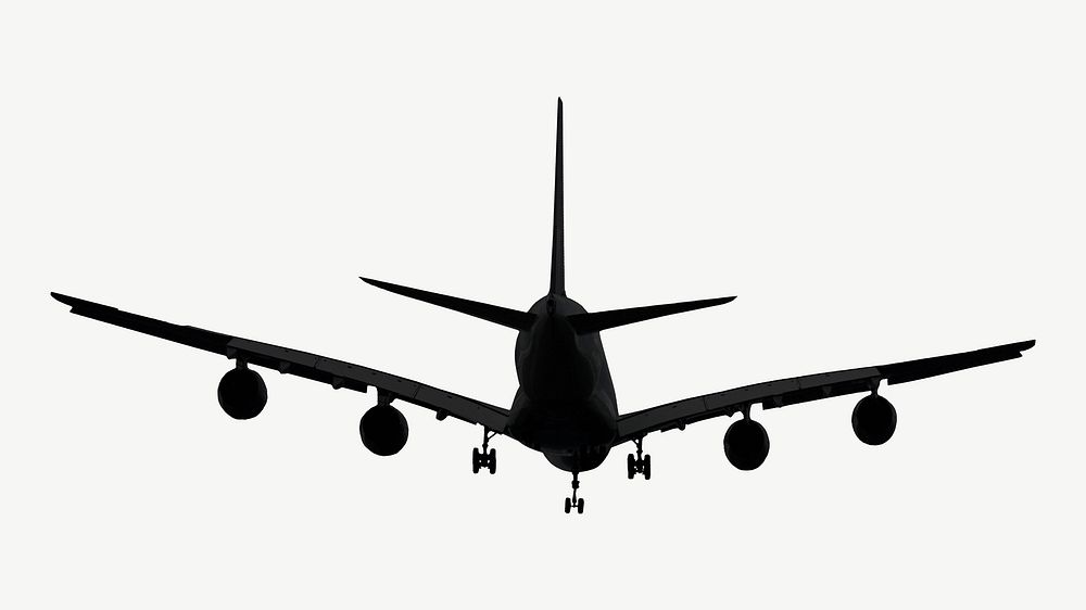 Flying vehicle airplane collage element | Free PSD - rawpixel