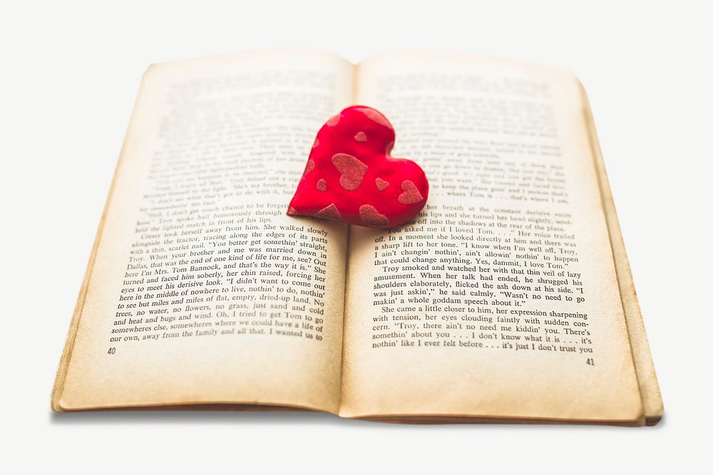 Heart book design element psd | Premium PSD - rawpixel