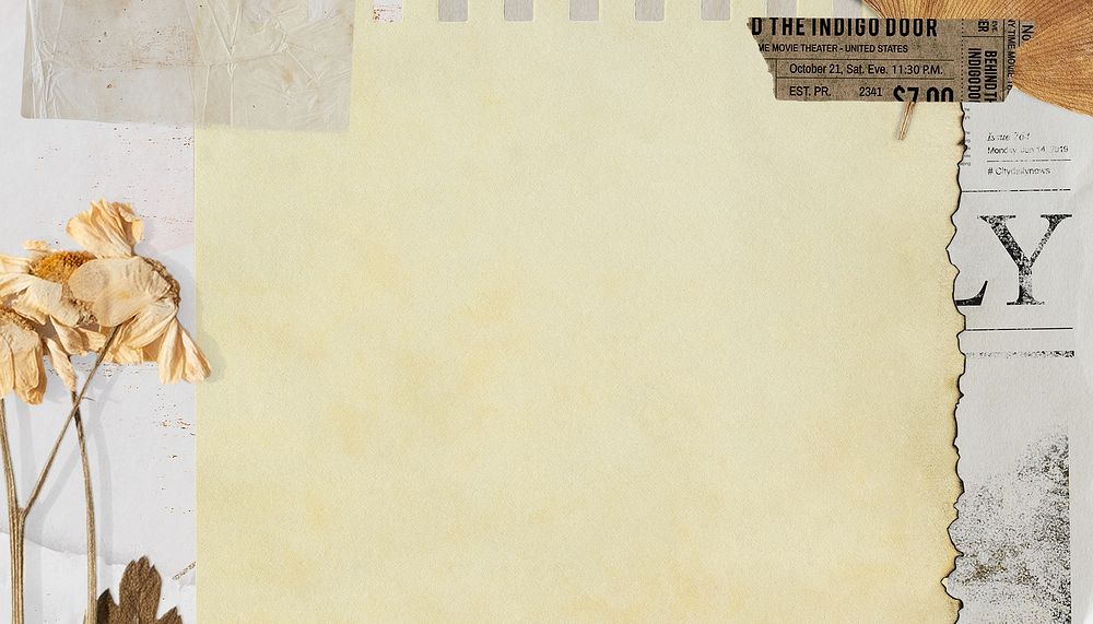 Autumn paper collage seasonal background | Premium Photo - rawpixel