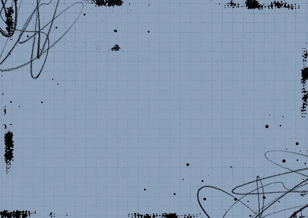 Blue grid pattern background, scribble | Premium Photo - rawpixel