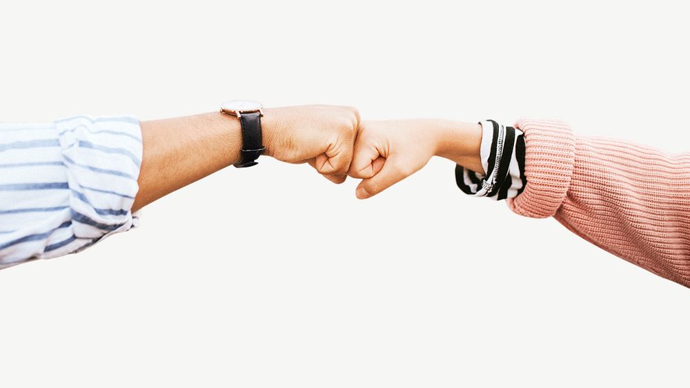 Fist bump isolated graphic psd | Premium PSD - rawpixel