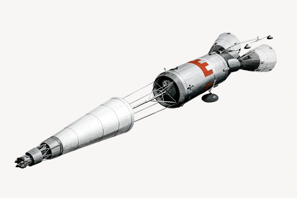 Space rocket ship isolated image | Free Photo - rawpixel