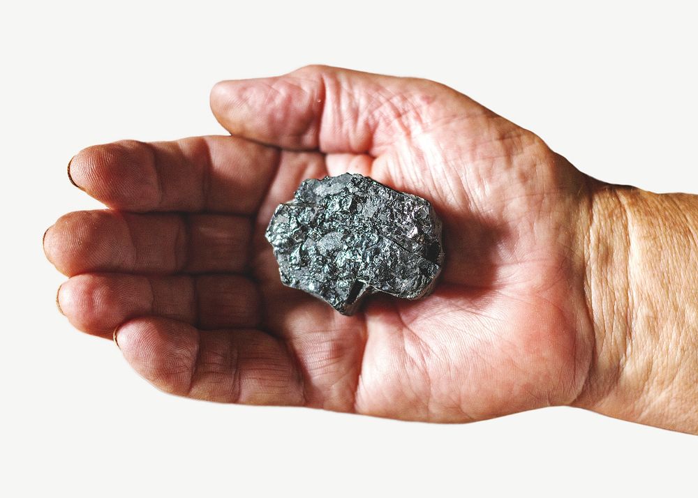 Hand showing meteor stone collage | Premium PSD - rawpixel