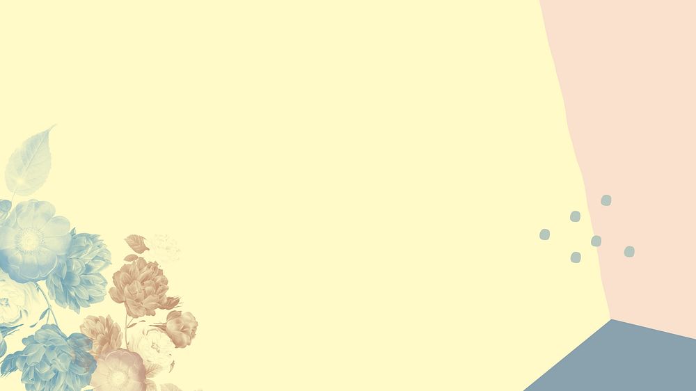 Pastel spring flower desktop wallpaper | Free Photo - rawpixel