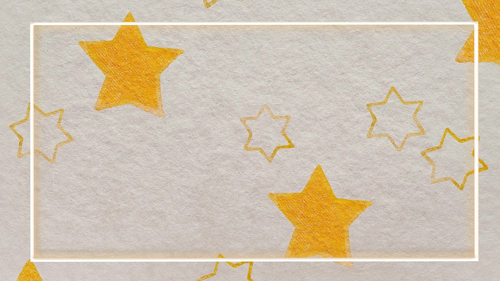 Gold star frame desktop wallpaper | Premium Photo - rawpixel